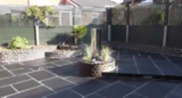 Kota Black Indian Limestone Flags (per square metre)